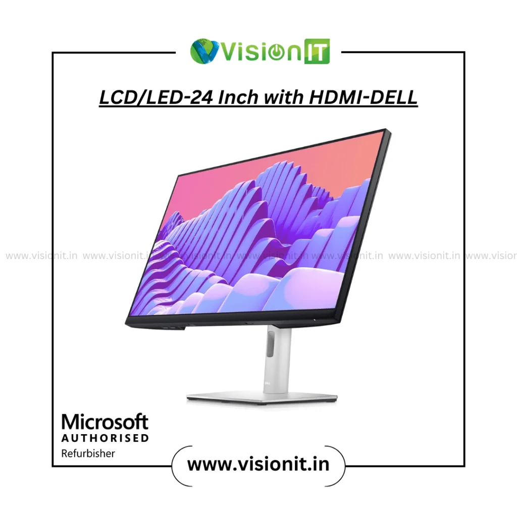Best Dell 24-Inch Refurbished LCD/LED Monitor | Full HD & HDMI